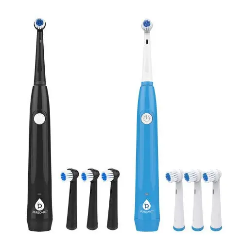 PURSONIC His & Hers Rotary Toothbrush & Uv Sanitizer Set - Multicolor