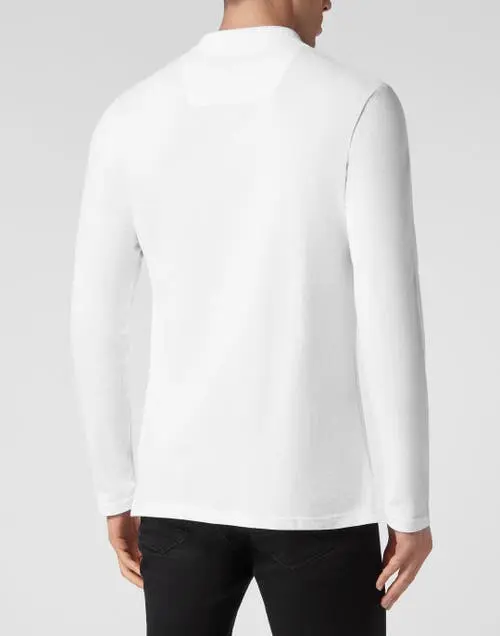 Philipp Plein Slim Fit Long-sleeve Polo