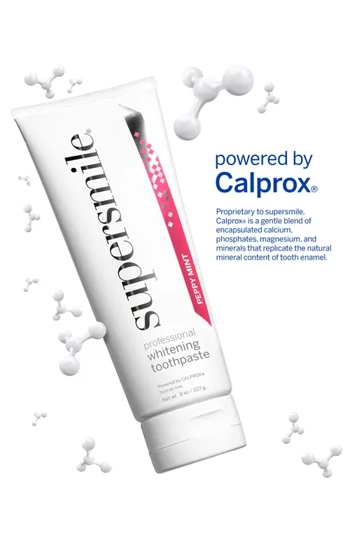 SUPERSMILE Peppy Mint Toothpaste With Accelerator & Crystal Collection Toothbrush
