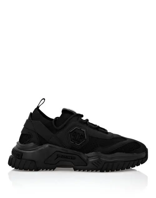 Philipp Plein Predator Tech Runner Sneakers - Black/black