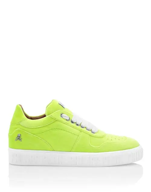 Philipp Plein Velvet Lo-top Sneakers - Yellowfluo