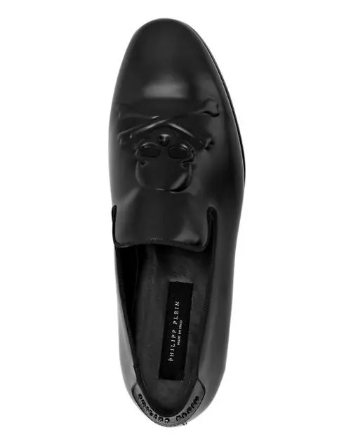 Philipp Plein Calf Skin Leather Loafers