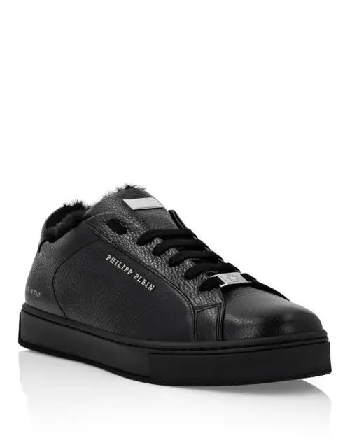 Philipp Plein Leather Lo-top Sneakers Big Bang
