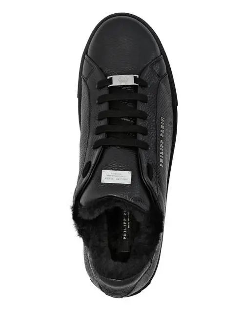 Philipp Plein Leather Lo-top Sneakers Big Bang
