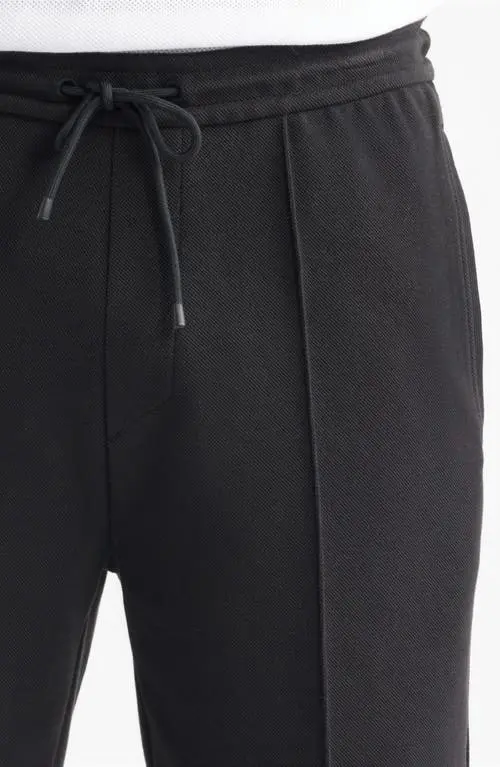 BOSS Pintuck Textured Shorts - Black