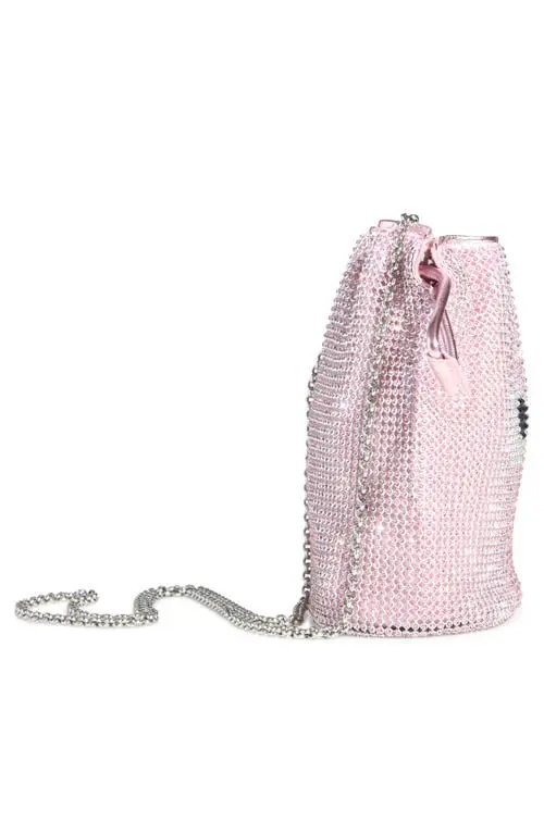 ANYA HINDMARCH Eyes Crystal Mesh Drawstring Pouch