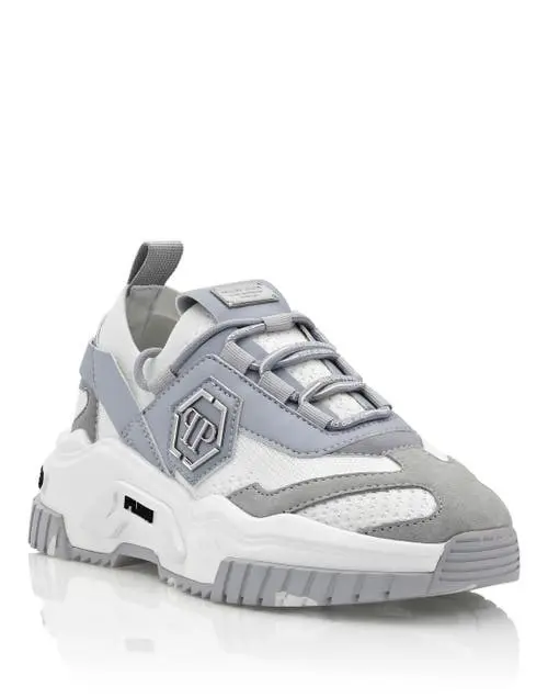 Philipp Plein Predator Lo-top Sneakers - Grey