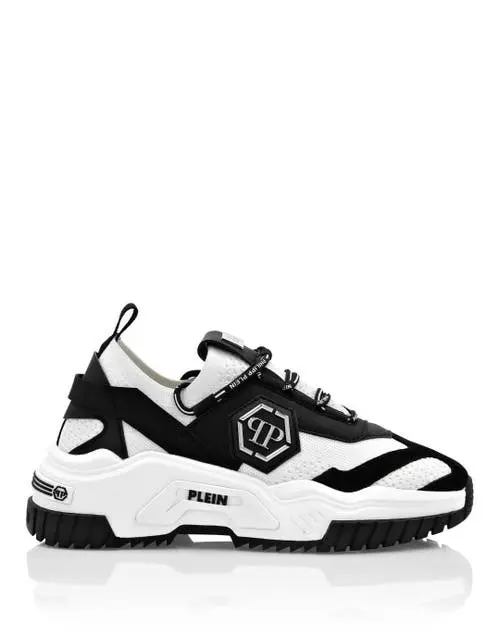 Philipp Plein Predator Lo-top Sneakers - White/black