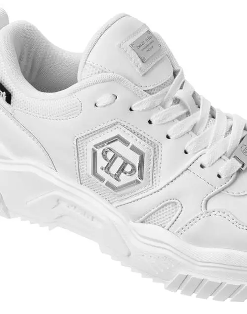 Philipp Plein New Predator Sneakers Pp Hexagon - White