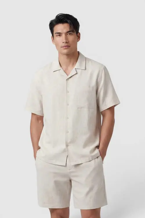 JACK ARCHER Getaway Linen Shirt