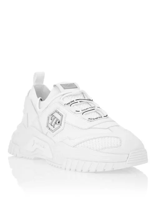 Philipp Plein Predator Low-top Sneakers - White/white