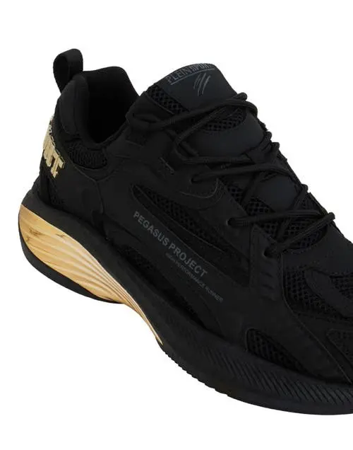PLEIN SPORT Pegasus Project Runner Sneakers - Black/lightgold