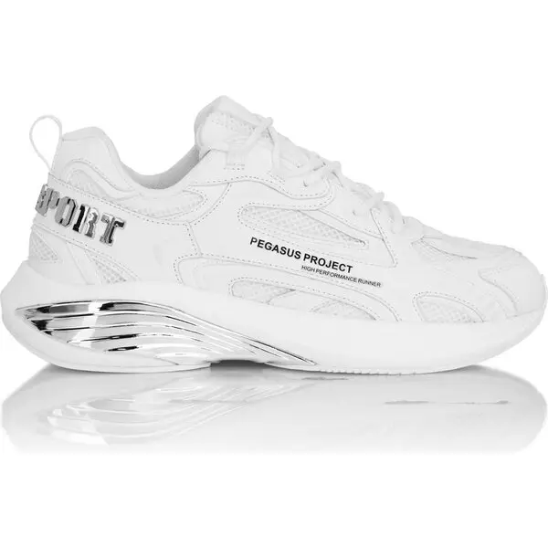 PLEIN SPORT Pegasus Project Runner Sneakers - White