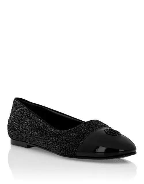 Philipp Plein Ballerina Flats Mix Strass
