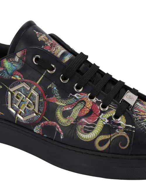 Philipp Plein Printed Low-top Sneakers