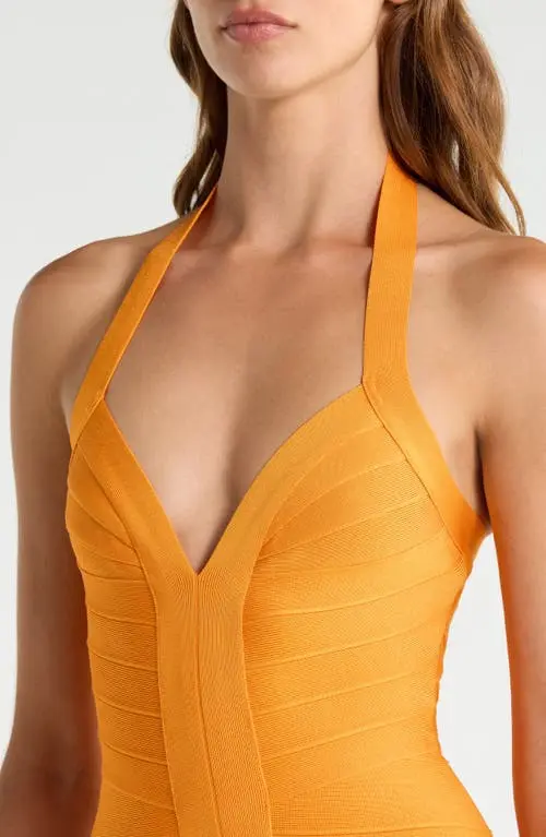 House Of Cb Contour Halterneck Mini Dress