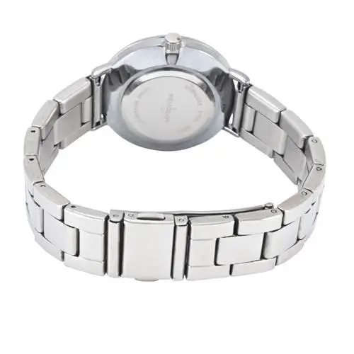 PEUGEOT Sleek Minimalist Round Bracelet Watch- 30mm - Blue