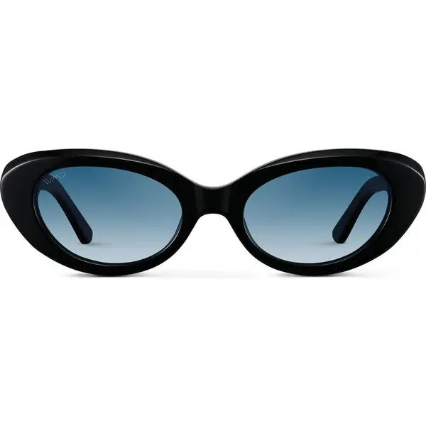 WMP EYEWEAR Marilyn 49mm Cat-eye Polarized Sunglasses - Black
