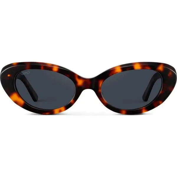 WMP EYEWEAR Marilyn 49mm Cat-eye Polarized Sunglasses - Brown Tortoise