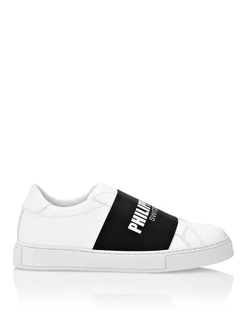 Philipp Plein Leather Lo-top Sneakers Tm