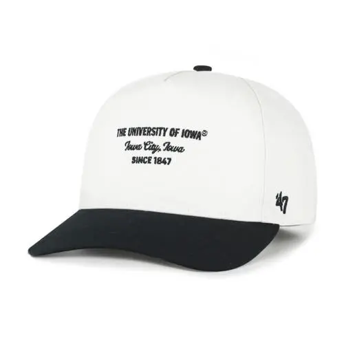 '47 47 Iowa Hawkeyes Two-tone Hitch Adjustable Cap - White