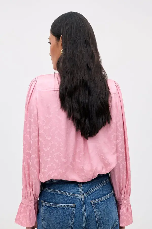 Rixo Evanora Floral Trail Shirt