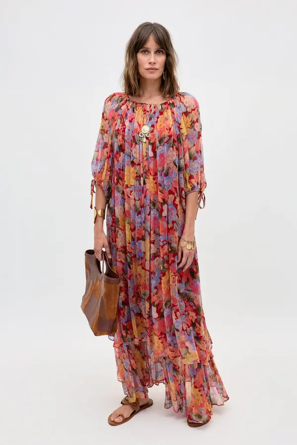 Rixo Hayden Chelsea Floral Red Regular - Multi