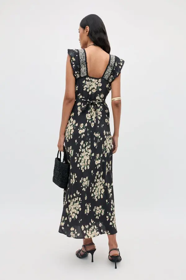 Rixo Bailee Amelia Gremlin Mix Regular Dress
