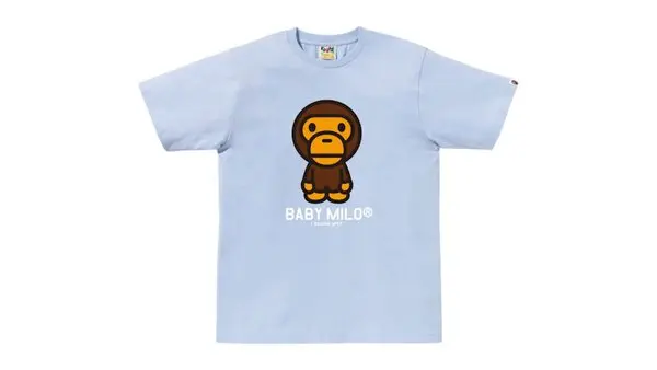 A BATHING APE Baby Milo Tee Shirt - Blue