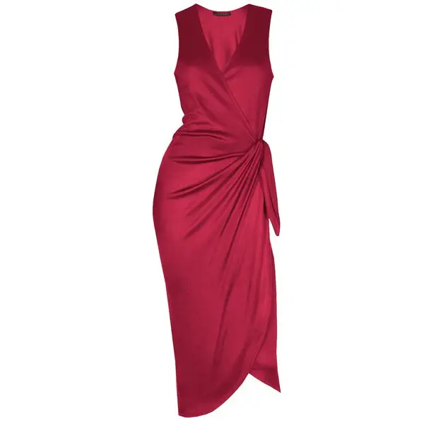 ME & THEE Wrap Detail Dress