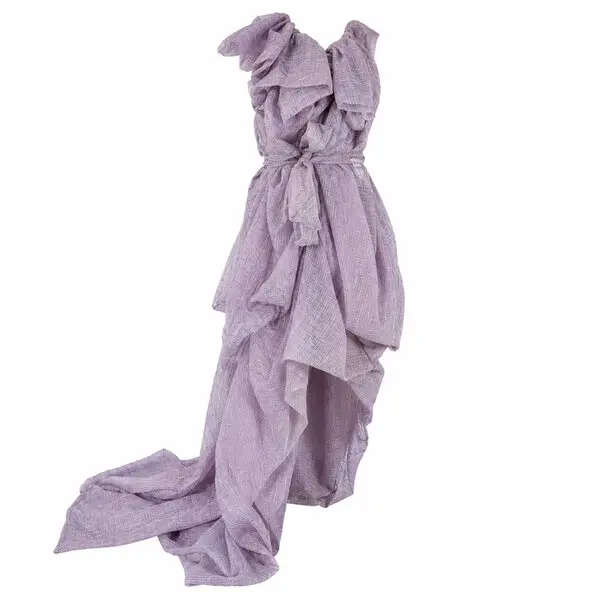 Miro Misljen Amethyst Cascade Gown