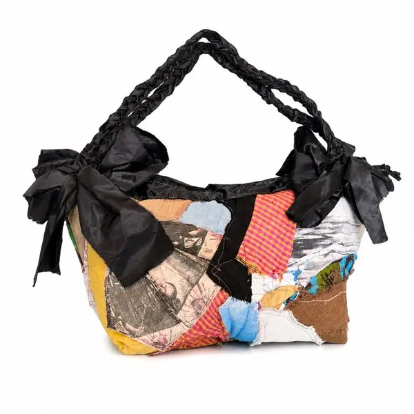 Miro Misljen Patchwork Ribbon Bucket Bag