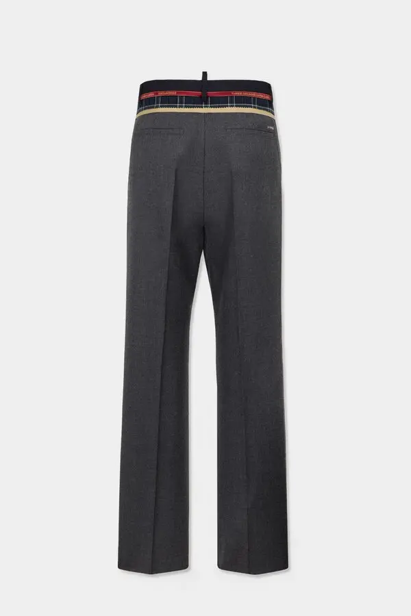 Dsquared2 Hybrid Trousers With Multi-layer Waistband