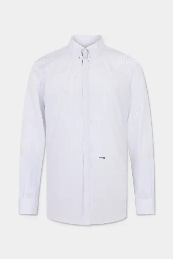 Dsquared2 Easy Slim 70's Pin Collar Shirt - Fantasy