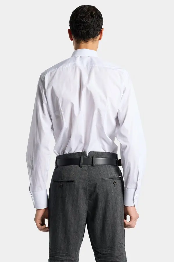 Dsquared2 Easy Slim 70's Pin Collar Shirt