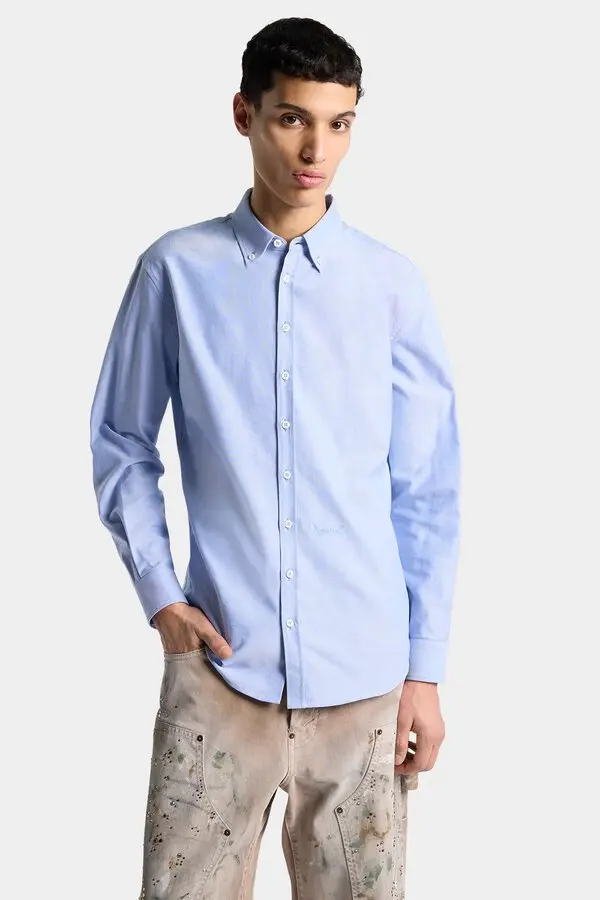 Dsquared2 Oxford Cotton Relax Dan Shirt