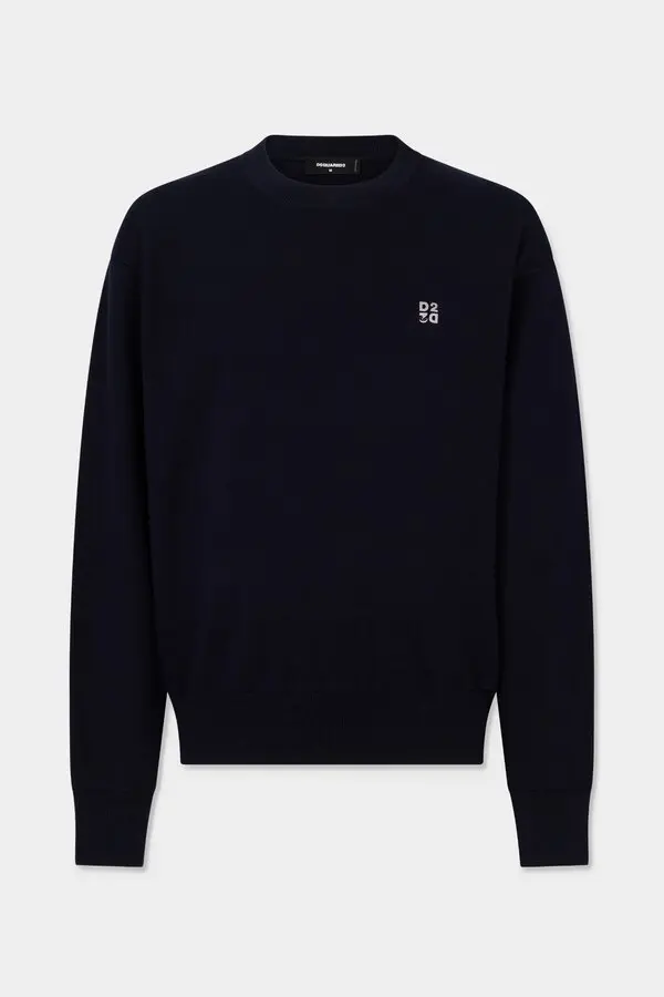 Dsquared2 Metal Upside Down Knit Pullover