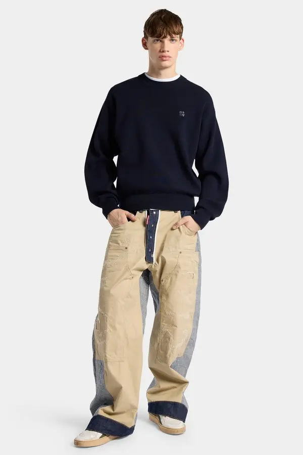 Dsquared2 Metal Upside Down Knit Pullover