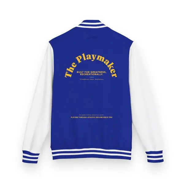 ANCHOR & CREW Varsity Letterman Jacket - Blue/white