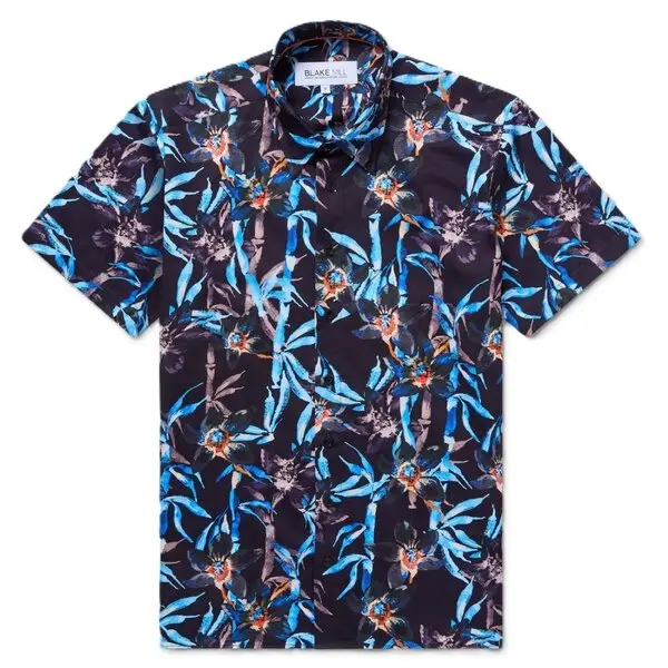 BLAKE MILL Electric Bamboo Short Sleeve Shirt - Black