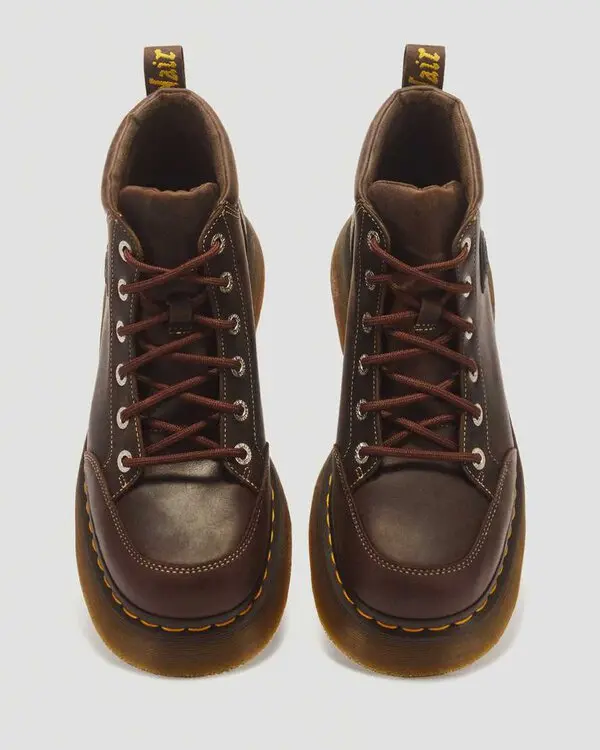 Dr. Martens Buzz Eye Crazy Horse Leather Lace Up Boots