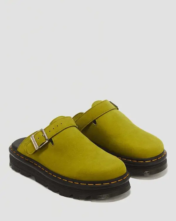 Dr. Martens Zebzag Milled Nubuck Mules
