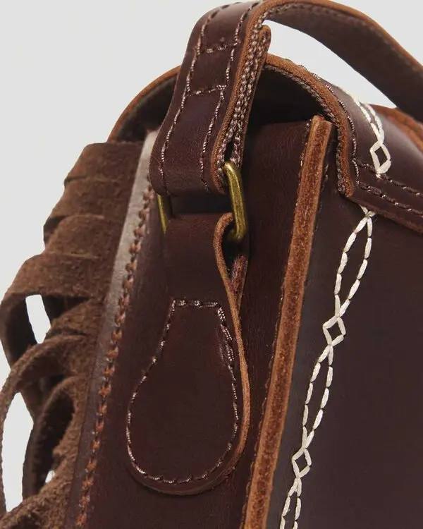 Dr. Martens 7 Inch Desert Rodeo Leather & Suede Satchel