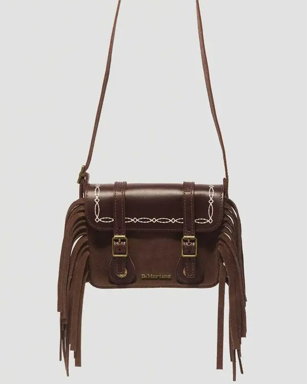 Dr. Martens 7 Inch Desert Rodeo Leather & Suede Satchel