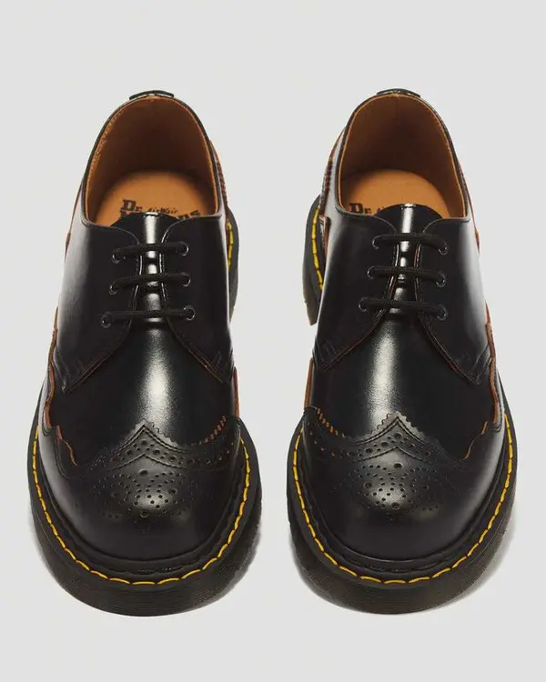 Dr. Martens 1461 Ri 3 Eye Analine & Vintage Smooth Leather Shoes