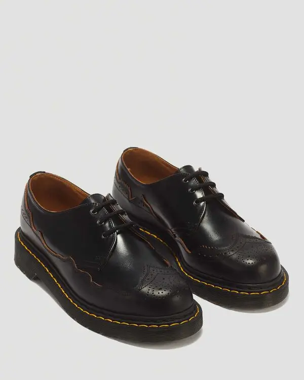 Dr. Martens 1461 Ri 3 Eye Analine & Vintage Smooth Leather Shoes