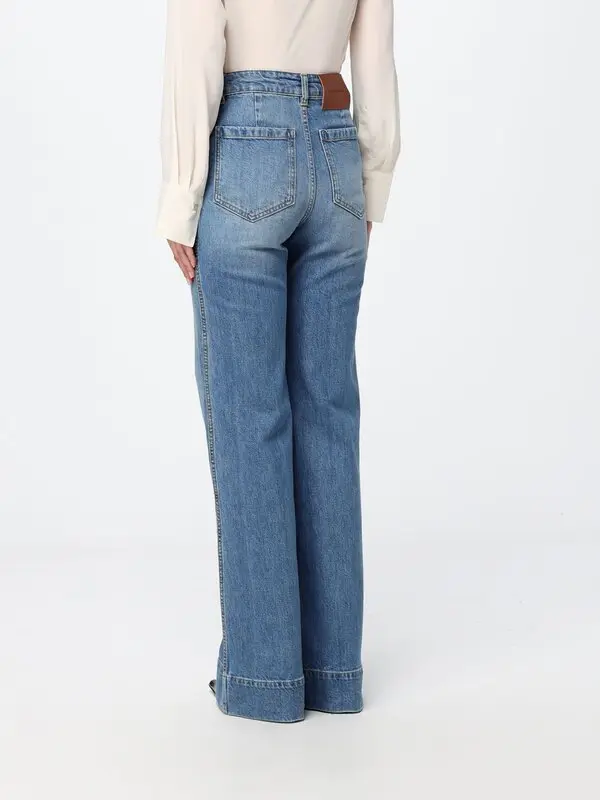 Victoria Beckham Alina High-waisted Straight Leg Jeans In Cotton Denim