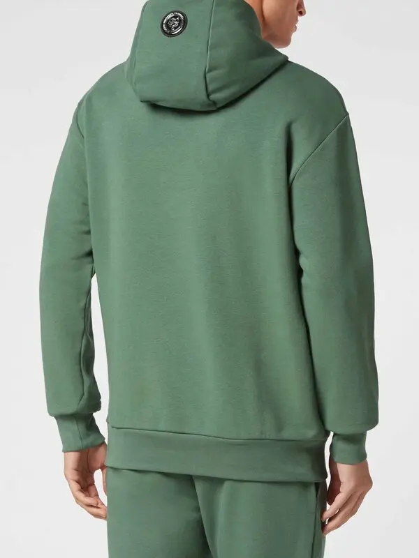 PLEIN SPORT Graphic Print Hooded Sweatshirt