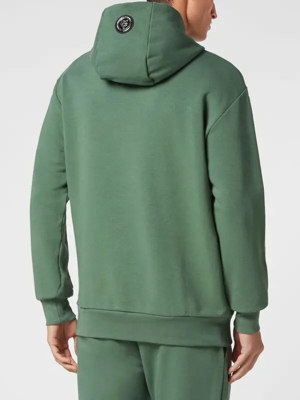 PLEIN SPORT Graphic Print Hooded Sweatshirt