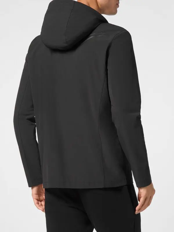 PLEIN SPORT Zip-up Hooded Jacket